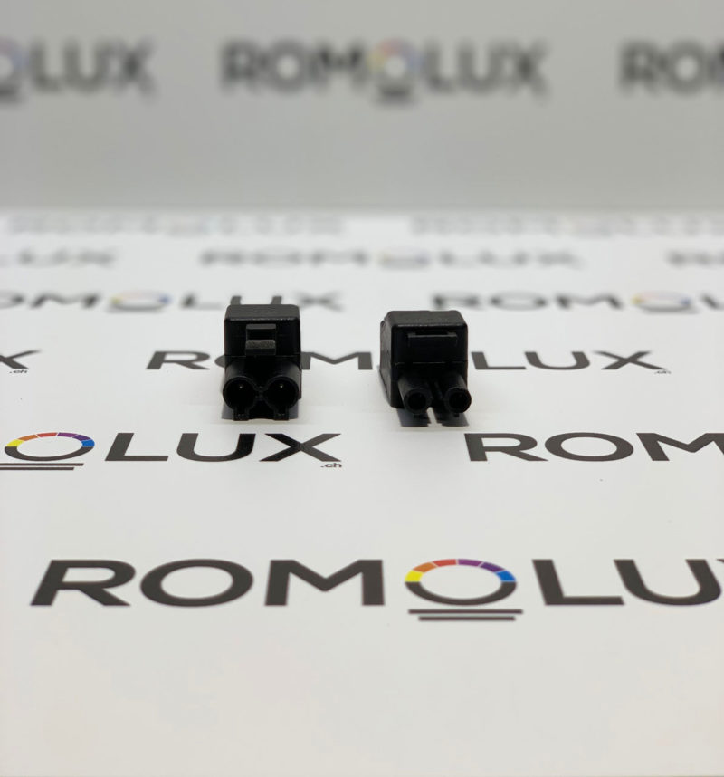 Short connector 2PIN '' Male-Female '' - Romolux