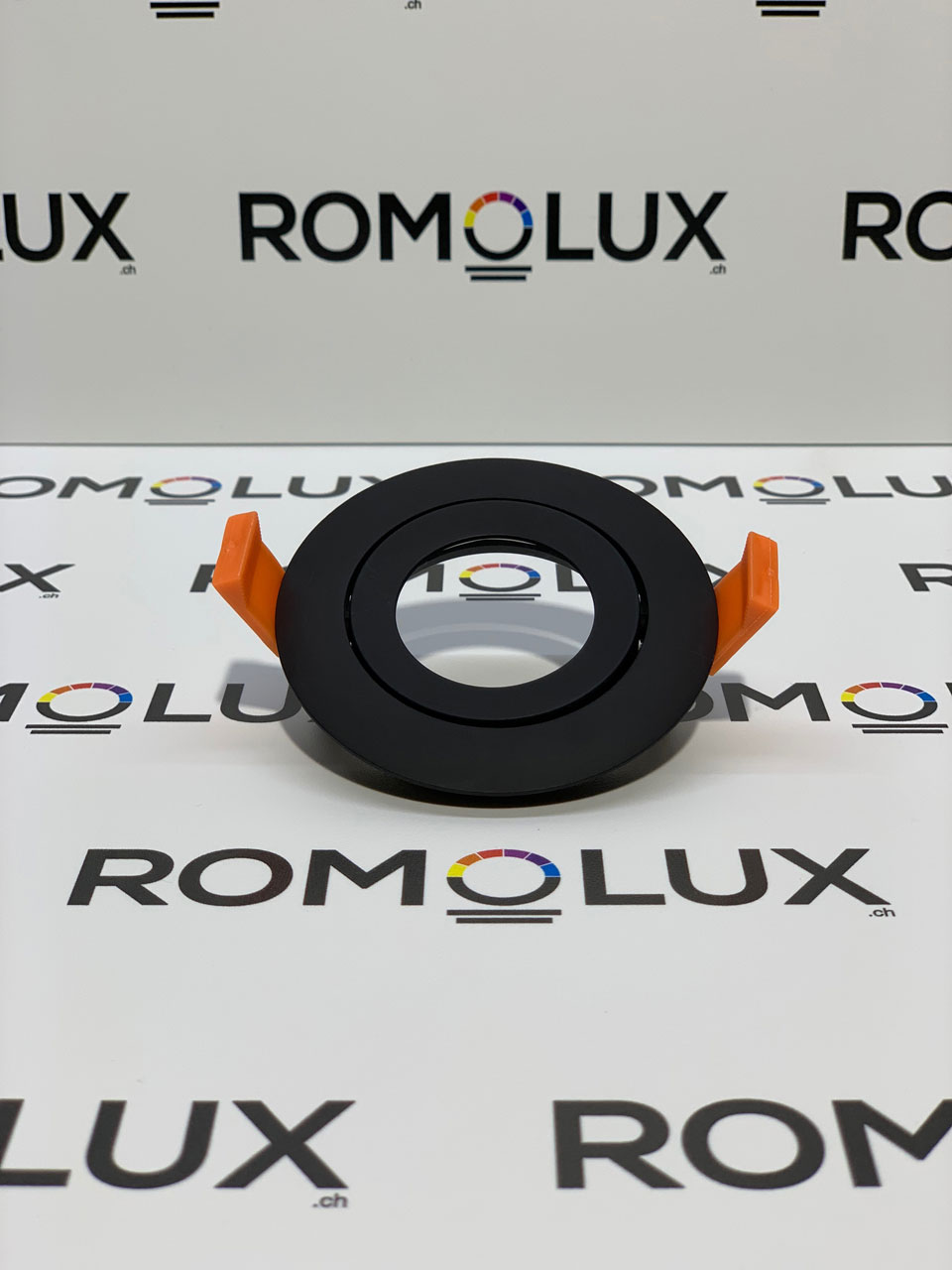 Ring Module LED MR 16 Plate Black D 90 - Romolux